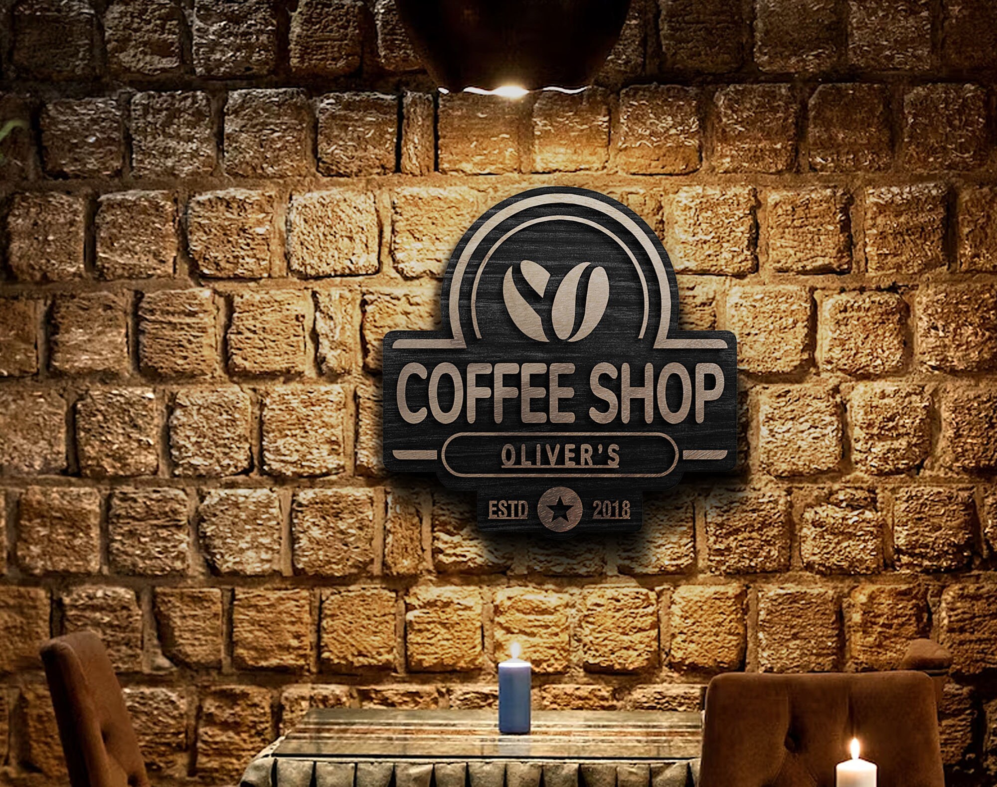 Personalized Coffee Bar Coffee Shop Sign Wooden Sign Custom - Etsy