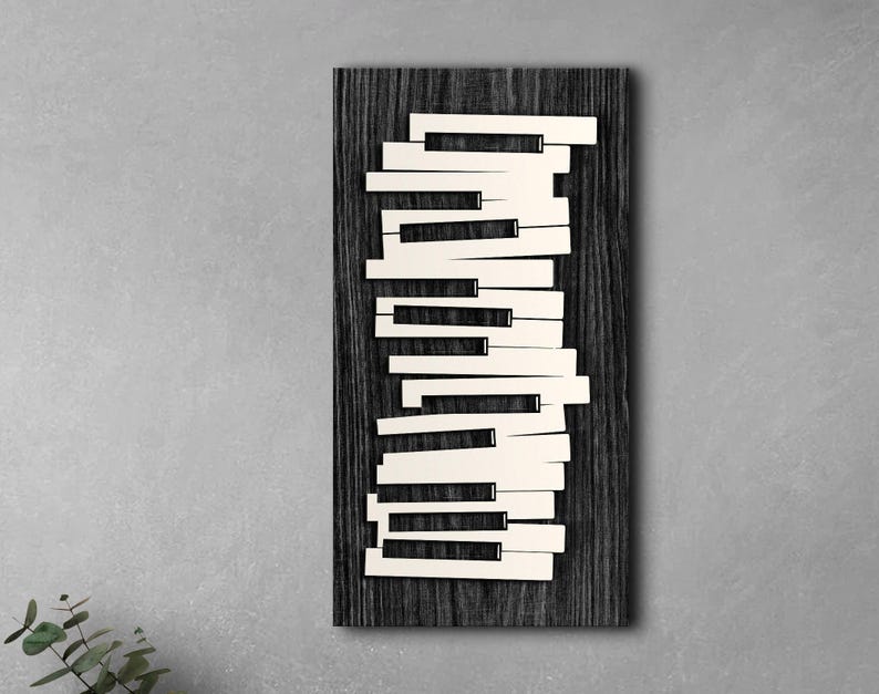 Wooden Music Sign, Custom Piano Wood Sign, Wooden Sign, Home Decor ...