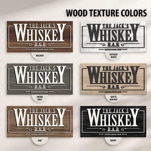 Personalized Bar Sign Wooden Sign Gift Custom Wood Sign Personalized ...