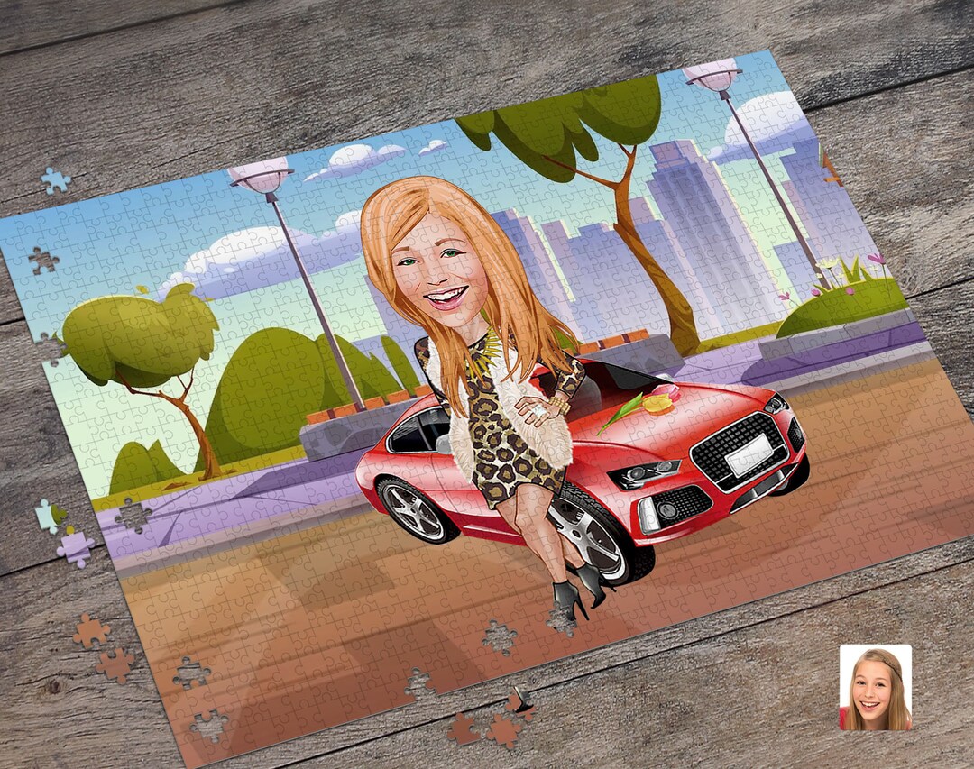 Personalized 1000 Pieces Cartoon Boss Jigsaw Puzzle, Gift for Boss ...