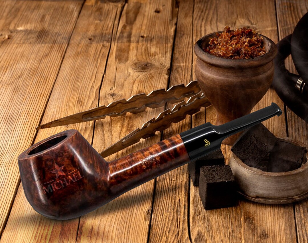 Personalised Smoking Pipe, Tobacco Pipe, Exclusive Wooden Pipes, Custom ...