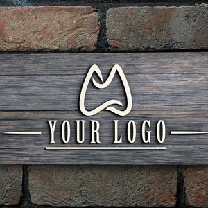 Personalized Wooden Logo Sign Wooden Sign Custom Wood - Etsy