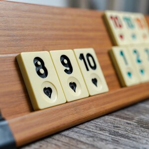 Personalized Embossed Gilded Mirror Okey Table Game Family - Etsy