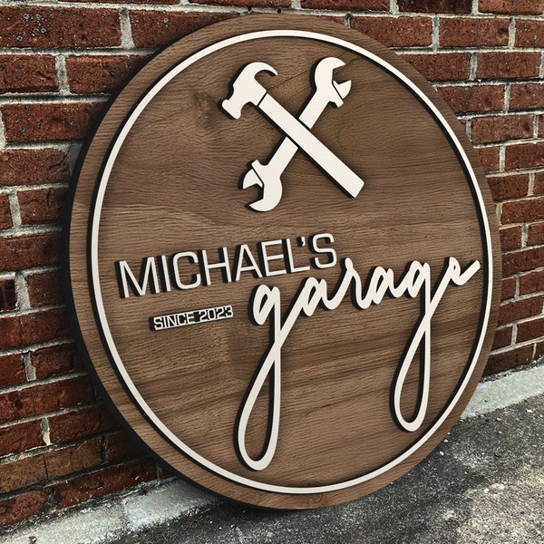 Wood Garage Sign - Etsy