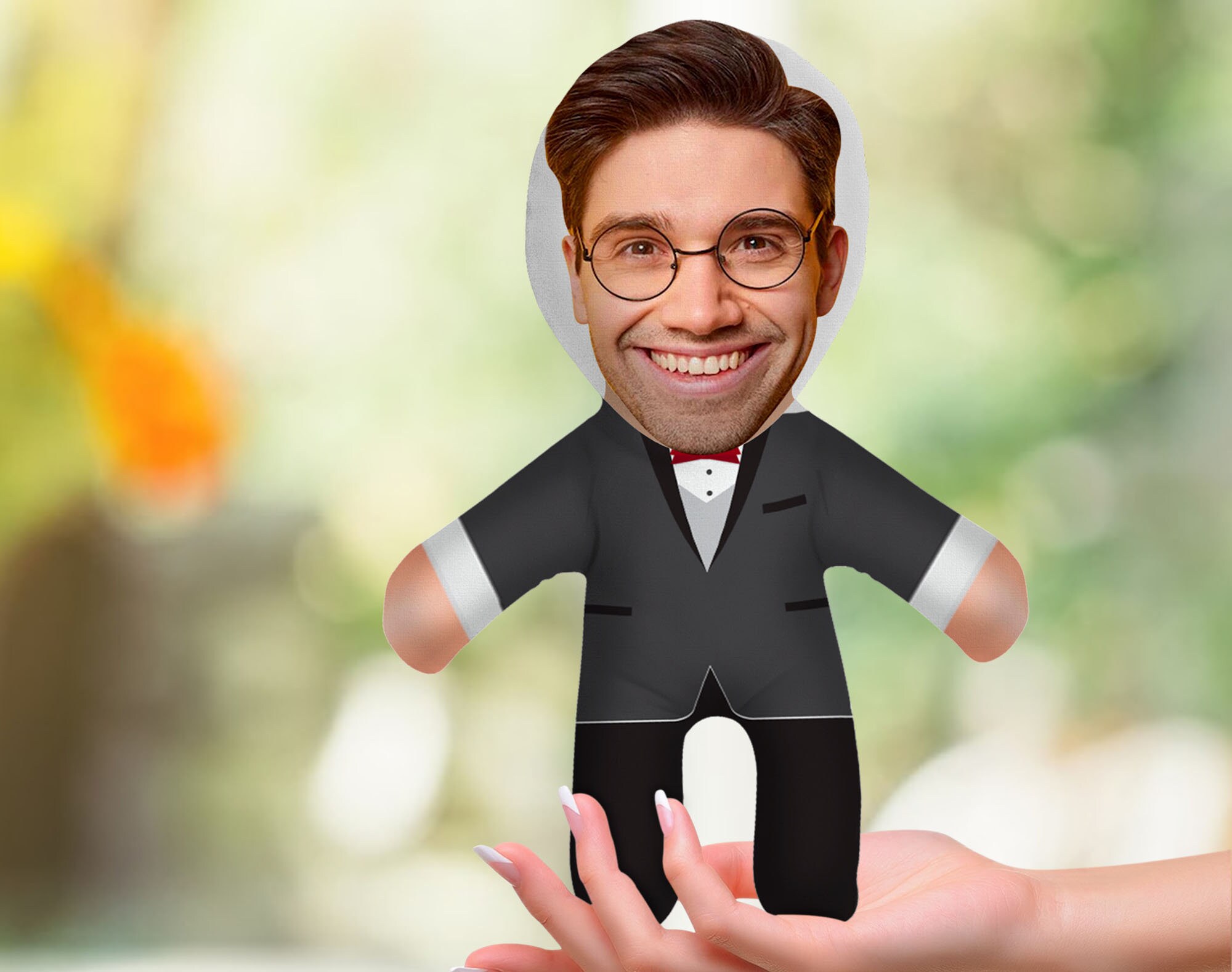 The Groom Personalized 3D Throw Face Pillow Customized Soft - Etsy