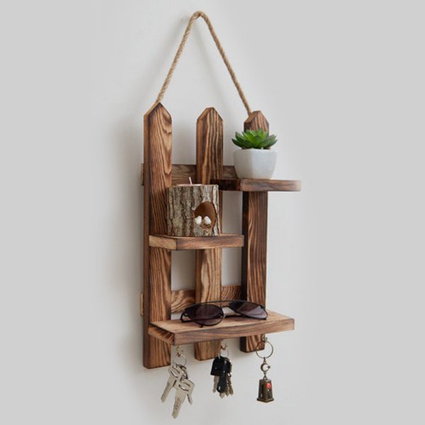 Wooden Key Chain - Etsy