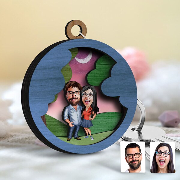 Cartoon Keychain - Etsy