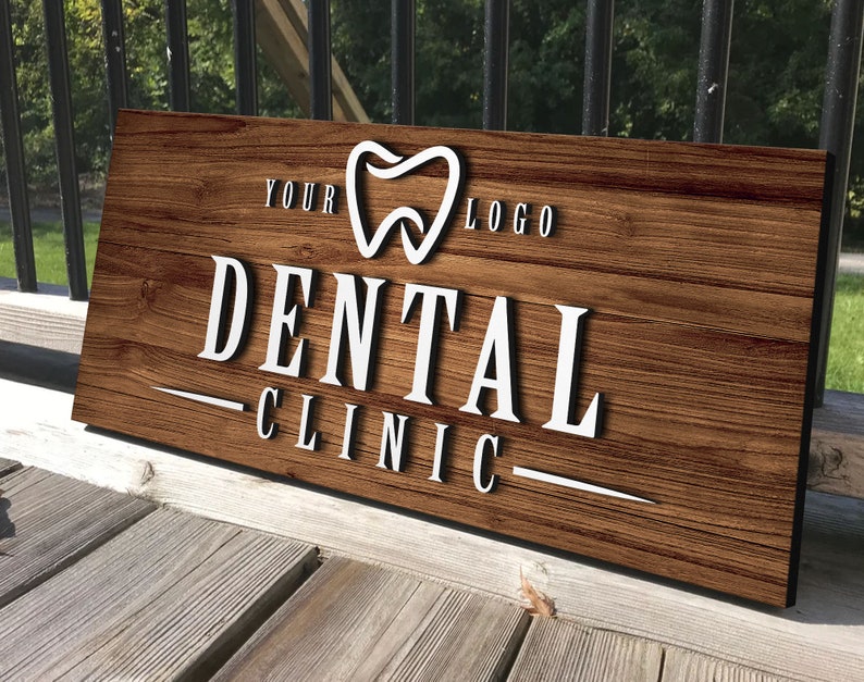 Personalized Wooden Logo Sign Wooden Sign Custom Wood Office - Etsy