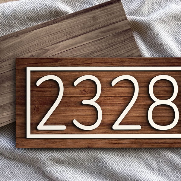 Large Wood Numbers - Etsy