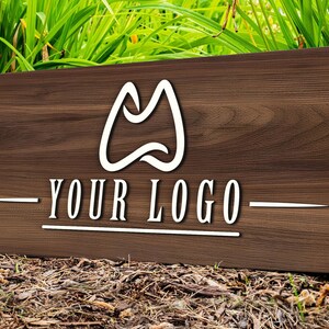 Personalized Wooden Logo Sign, Wooden Sign, Custom Wood Company Sign ...