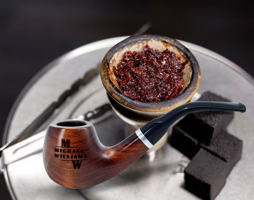 Personalised Smoking Pipe, Tobacco Pipe, Exclusive Wooden Pipes, Custom ...