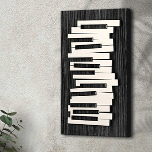 Wooden Music Sign, Custom Piano Wood Sign, Wooden Sign, Home Decor ...