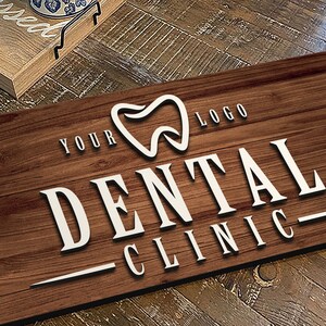 Personalized Wooden Logo Sign Wooden Sign Custom Wood Office - Etsy