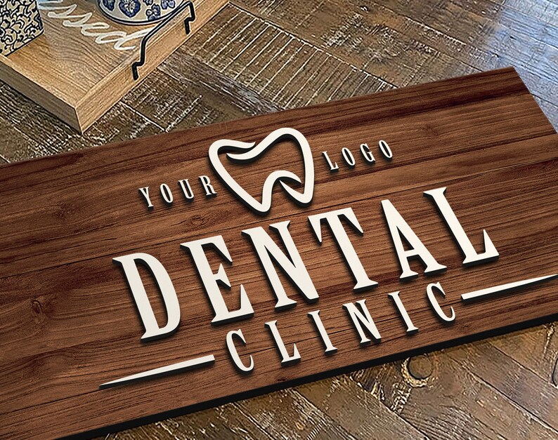 Personalized Wooden Logo Sign Wooden Sign Custom Wood Office - Etsy