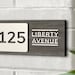 Personalized Wood House Number Sign, Custom Address Number Sign, Porch ...