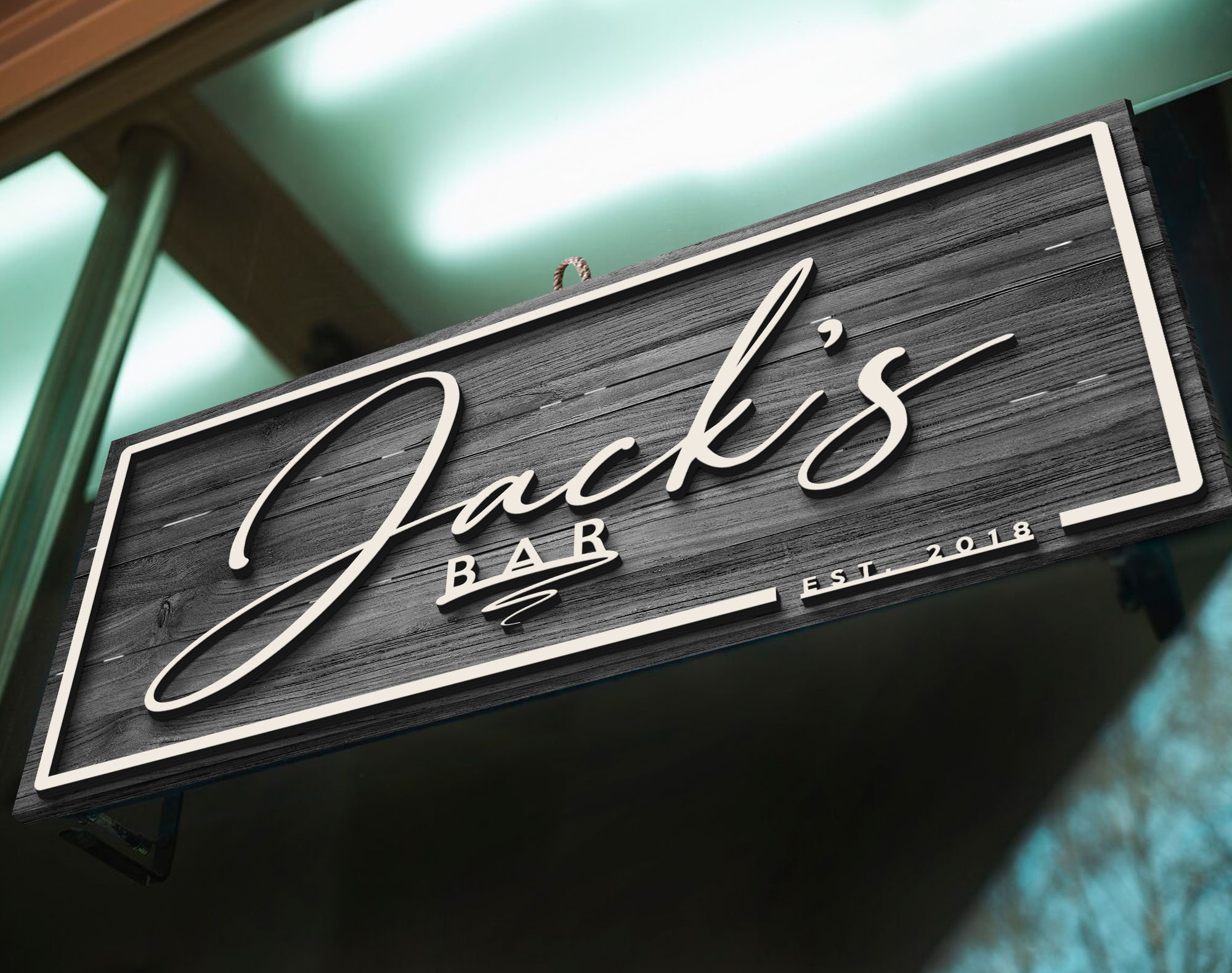 Personalized Bar Sign Wooden Sign Gift Custom Wood Sign - Etsy