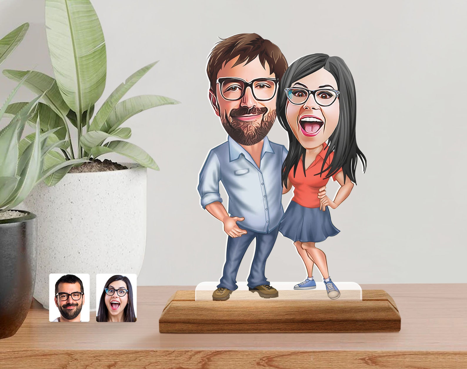 Customizable 3D Wood-stand Cartooned Trinket Custom Cartoon - Etsy