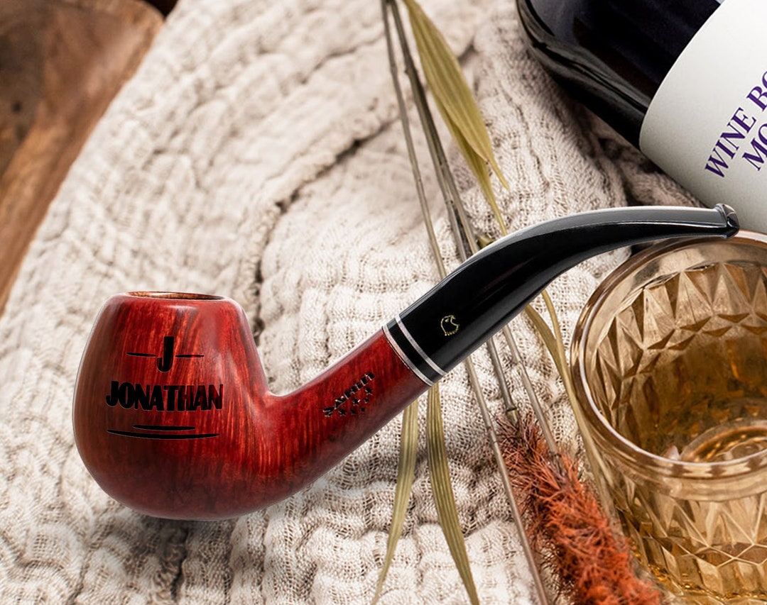 Personalised Smoking Pipe, Tobacco Pipe, Exclusive Wooden Pipes, Custom ...