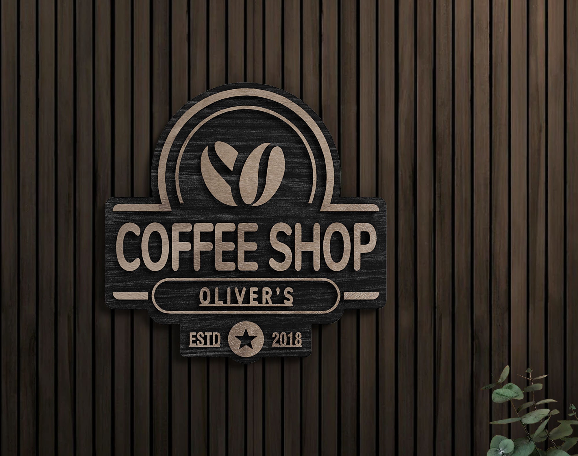 Personalized Coffee Bar Coffee Shop Sign Wooden Sign Custom - Etsy