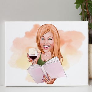 Personalized Caricature Portrait Drawing, Cartoon From Photo, Custom ...