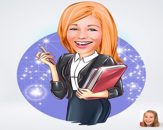 Female Manager Cartoon