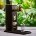Natural Wood Gilded Mirror Vodka Dispenser, Alcoholic Drink Dispenser ...