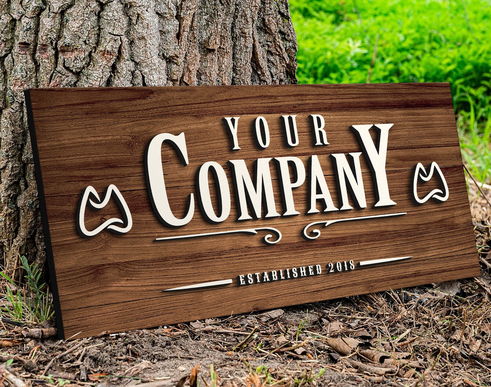 Personalized Wooden Logo Sign Wooden Sign Custom Wood - Etsy