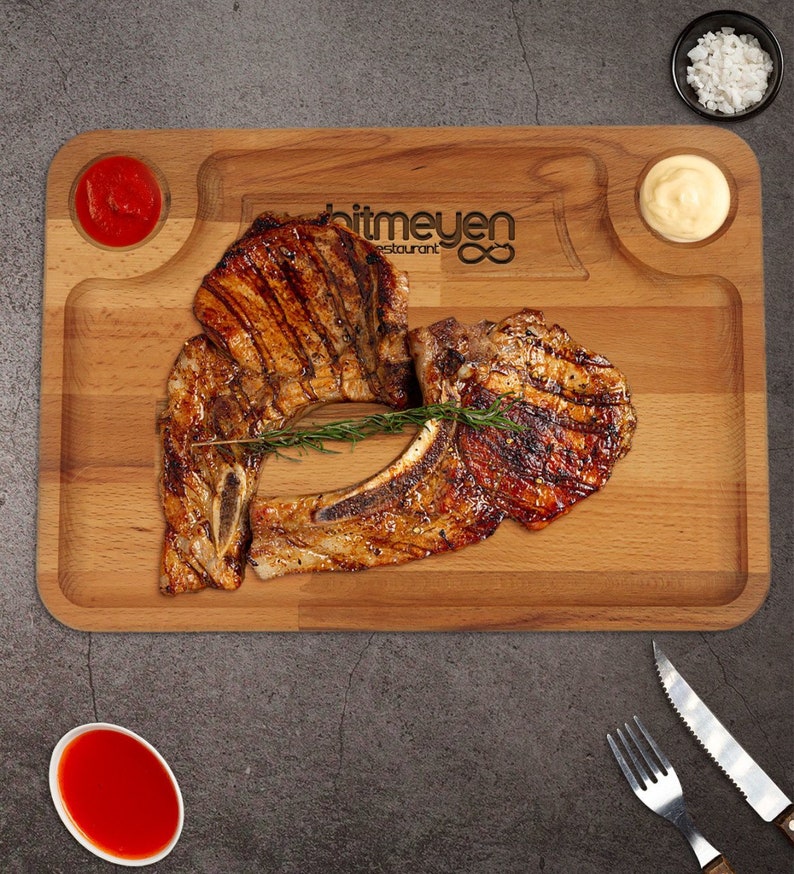 Personalized Steak Board Walnut Tree Grill Steak Master - Etsy