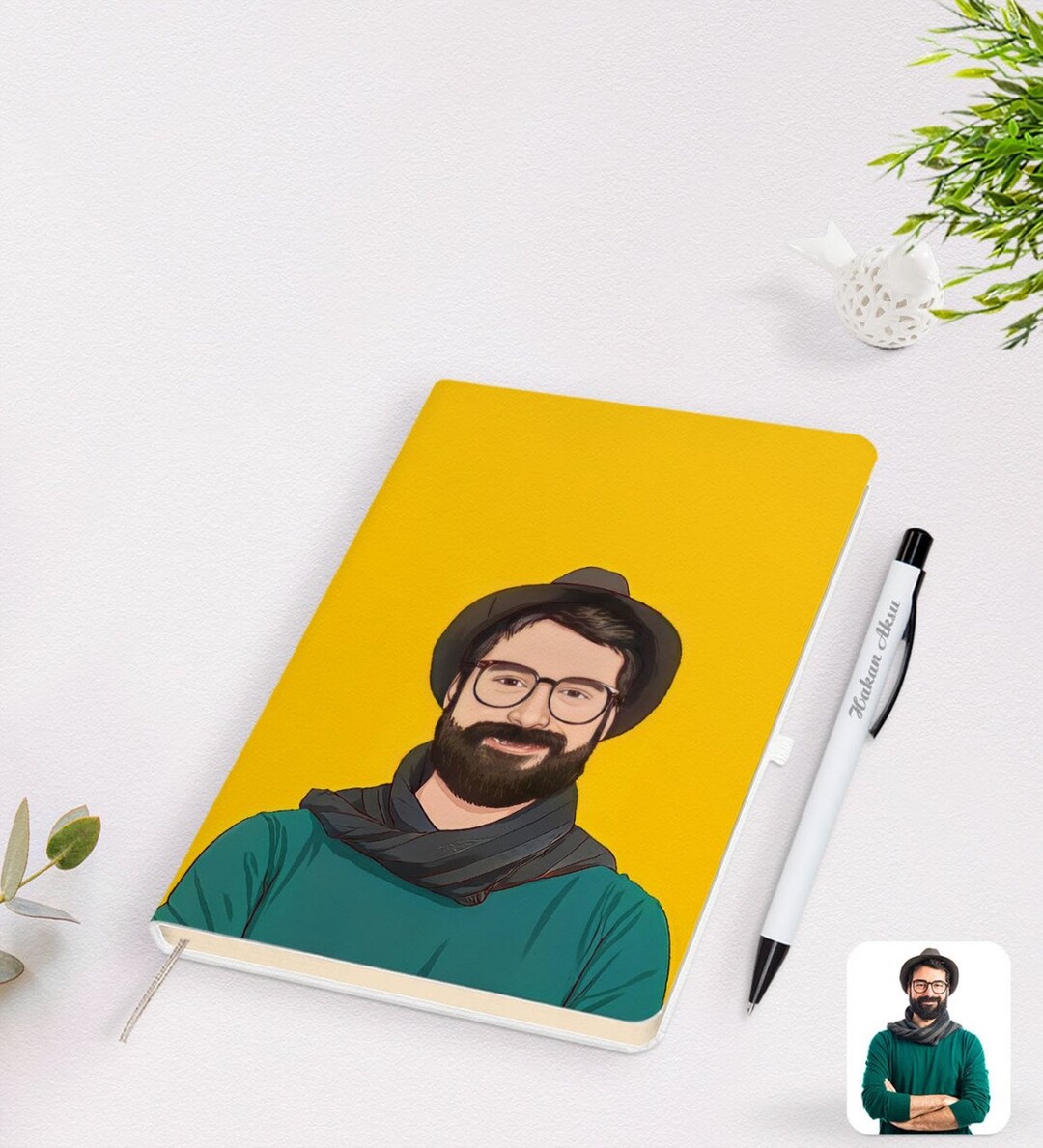 Personalized Cartoon Design Diary, Personalized Pen, Personalized ...