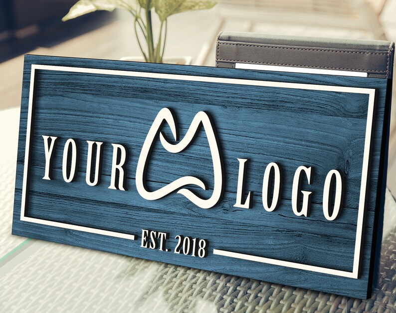 Personalized Wooden Logo Sign Wooden Sign Custom Wood - Etsy