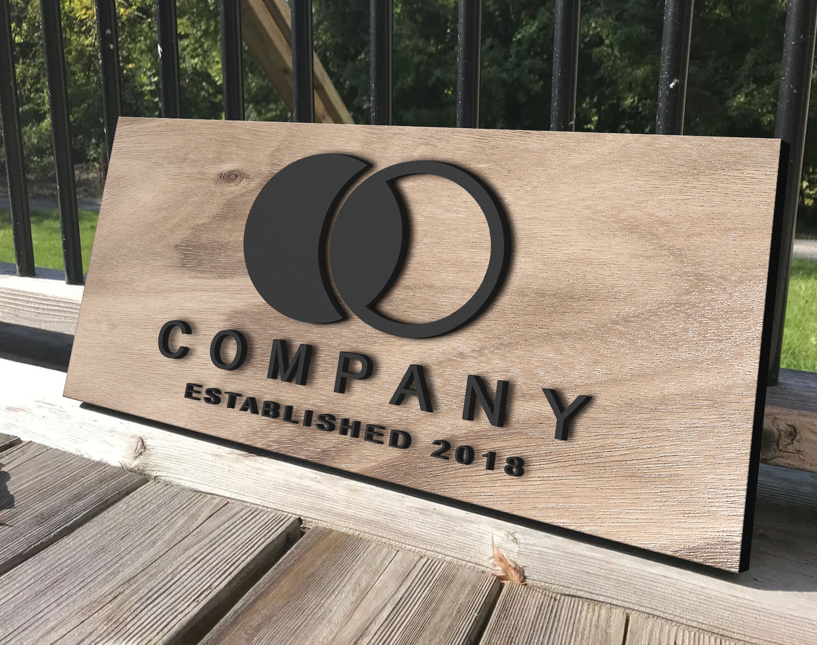 Personalized Wooden Logo Sign Wooden Sign Custom Wood - Etsy