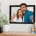 Personalized 3D Wooden Cartoon Family Wall Art, Custom Lovers Cartoon ...