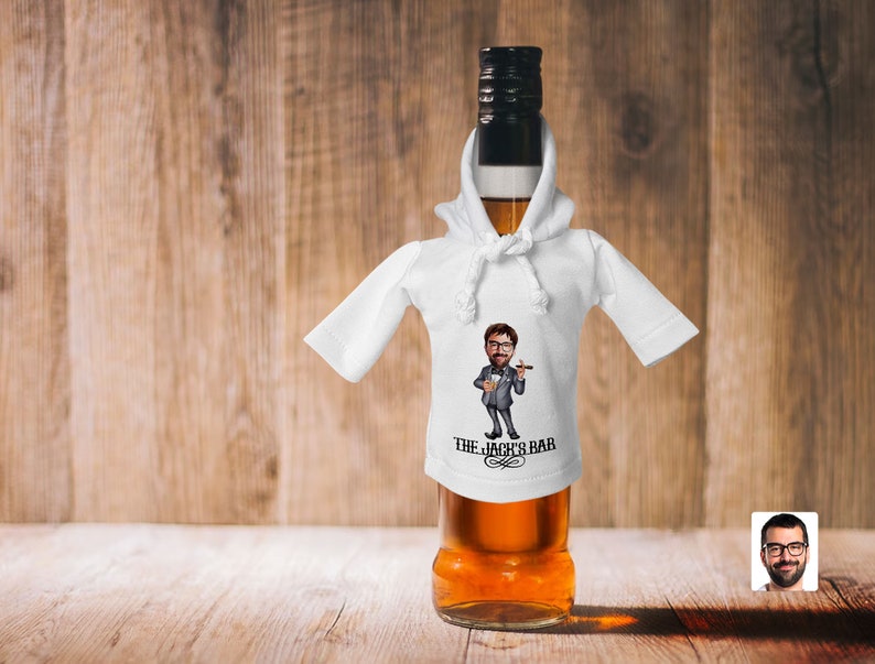 Personalized Cartooned Alcoholic Drink Bottle T-shirt Home - Etsy