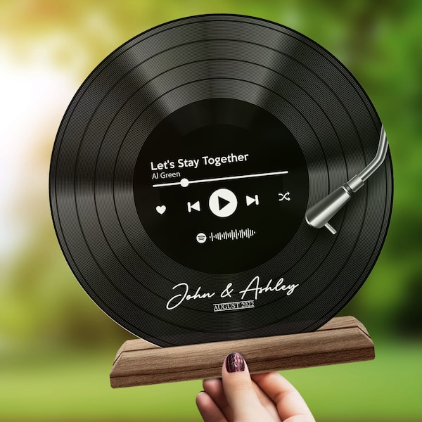 Wood Song Plaque With Qr Code - Etsy
