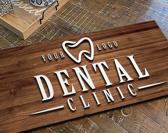 Personalized Wooden Logo Sign Wooden Sign Custom Wood Office - Etsy