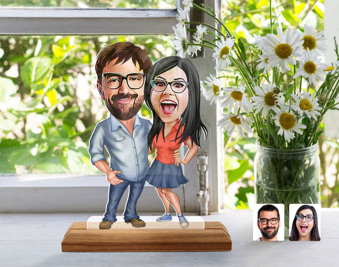 Customizable 3D Wood-stand Cartooned Trinket Custom Cartoon - Etsy