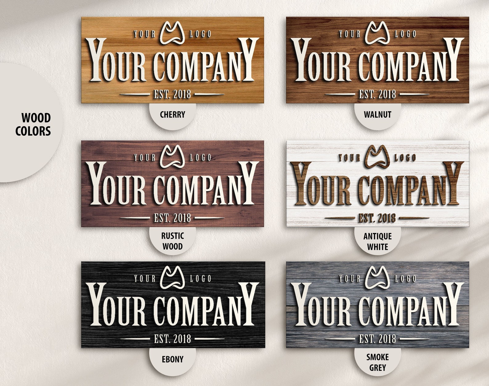 Personalized Wooden Logo Sign Wooden Sign Custom Wood - Etsy