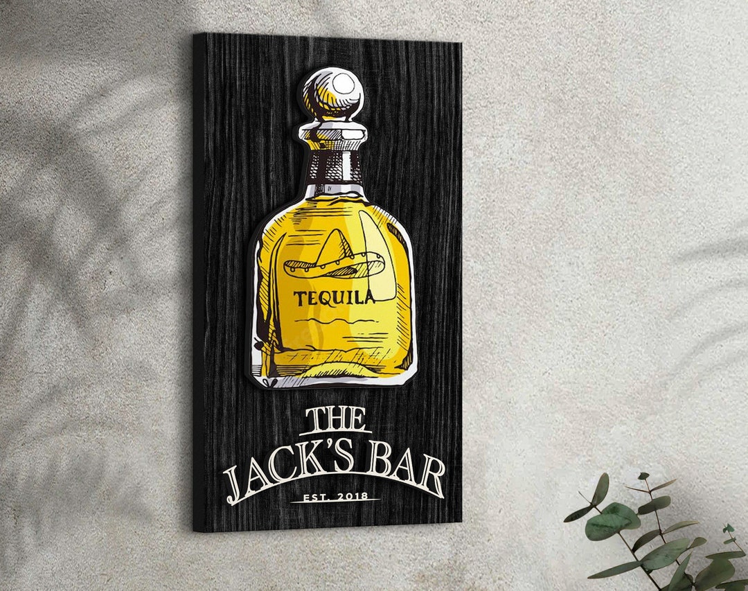 Personalized Wooden Bar Sign, Custom Wood Sign, Personalized Wood Sign ...