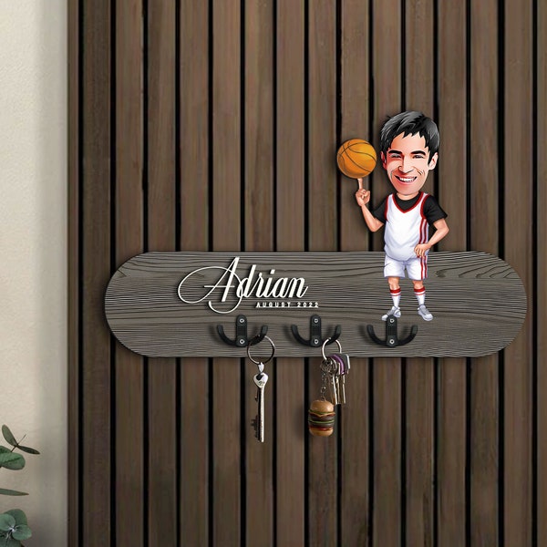 Wooden Basketball Holder - Etsy