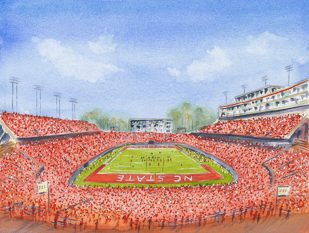 NC State Football, Carter Finley Stadium, NC State University, Wolfpack ...