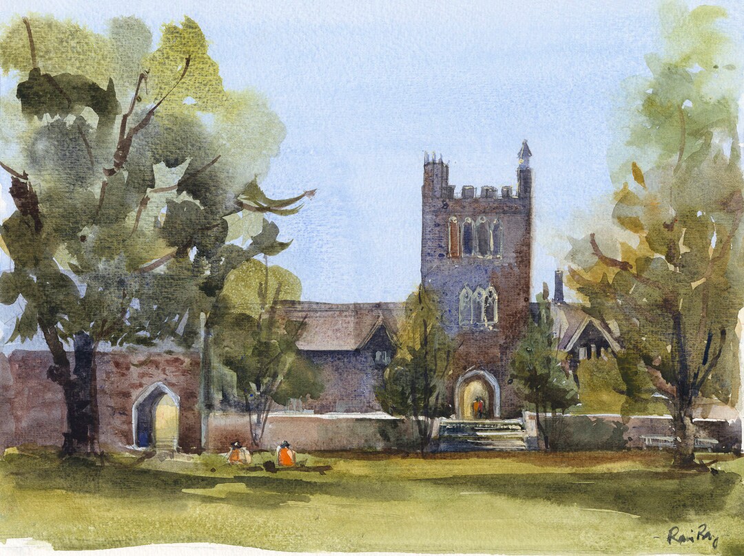 Duke University Watercolor Print, Blue Devils, Duke University, Duke NC ...