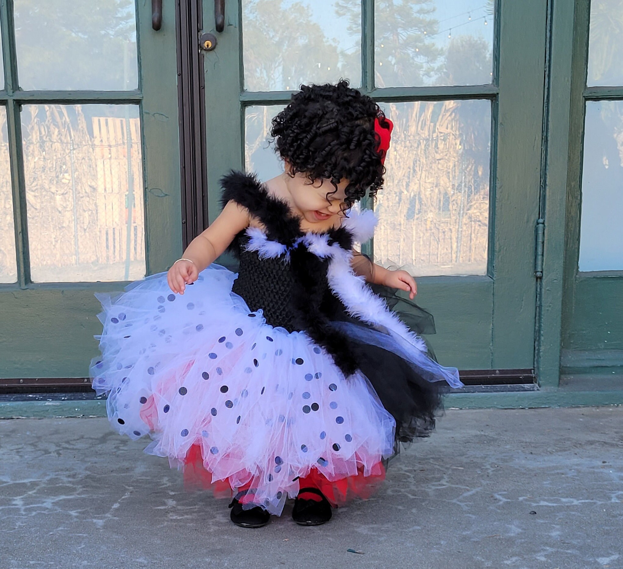 Dalmation Villain Dress - Etsy