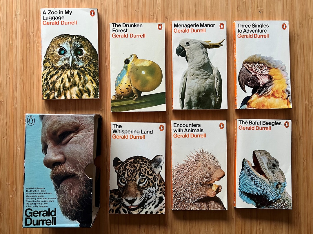 Gerald Durrell Penguin Box Set, British Naturalist, Zoo Chronicles - Etsy