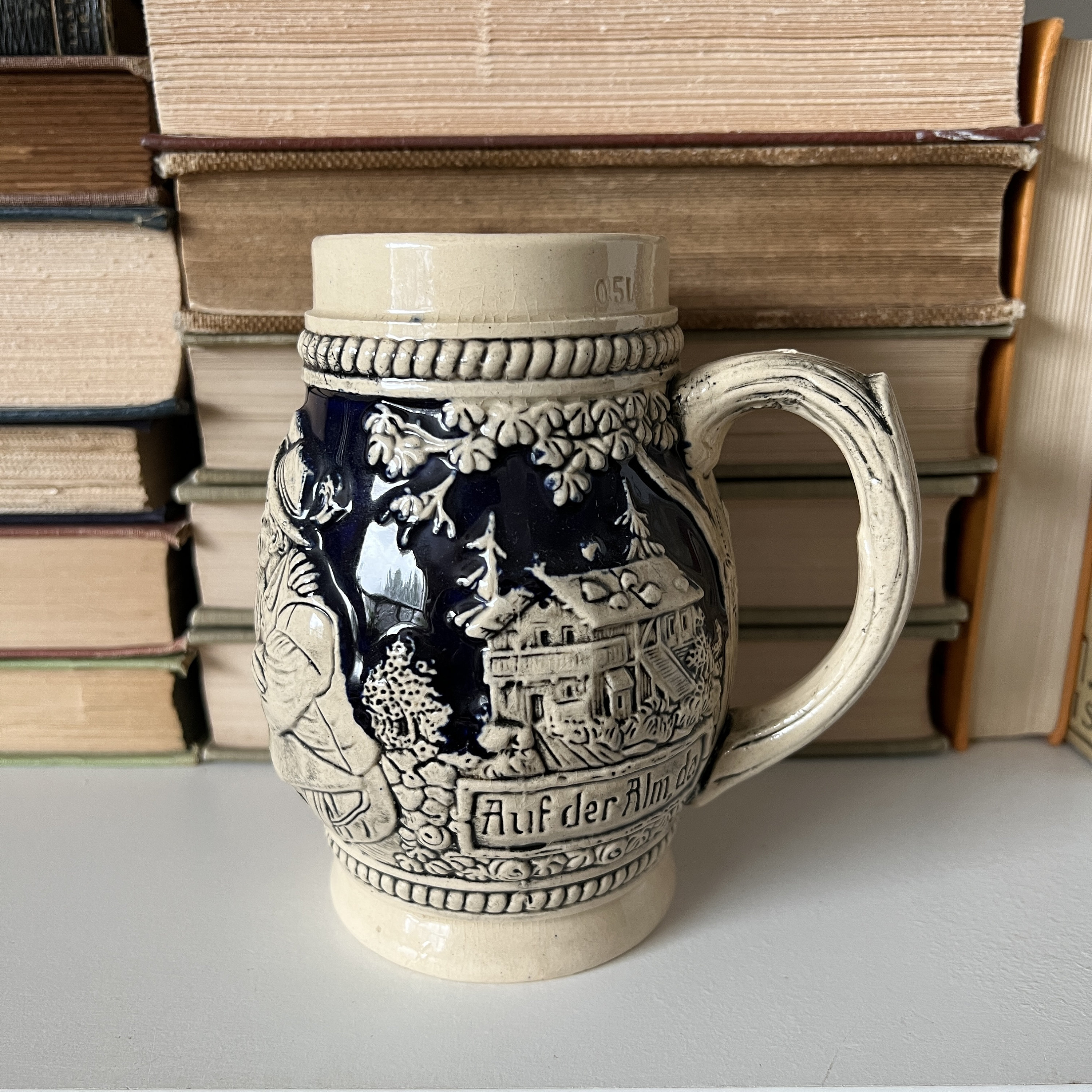 Vintage Western Germany Stein Germany Beer Steinpainting - Etsy