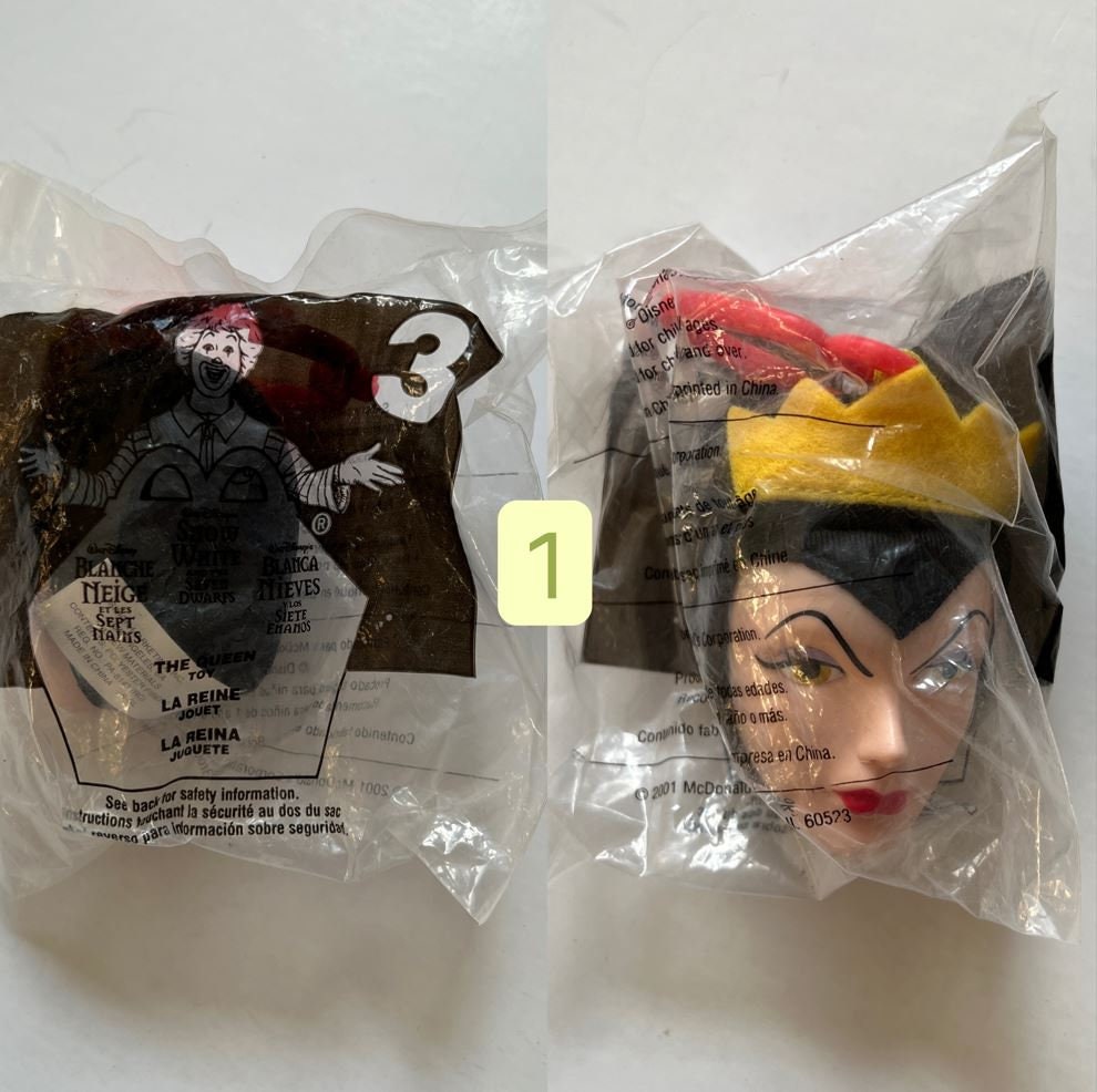 Vintage Mcdonalds Toys, Mcdonalds Keychain,snow White and 7 Dwarfs, 102 ...