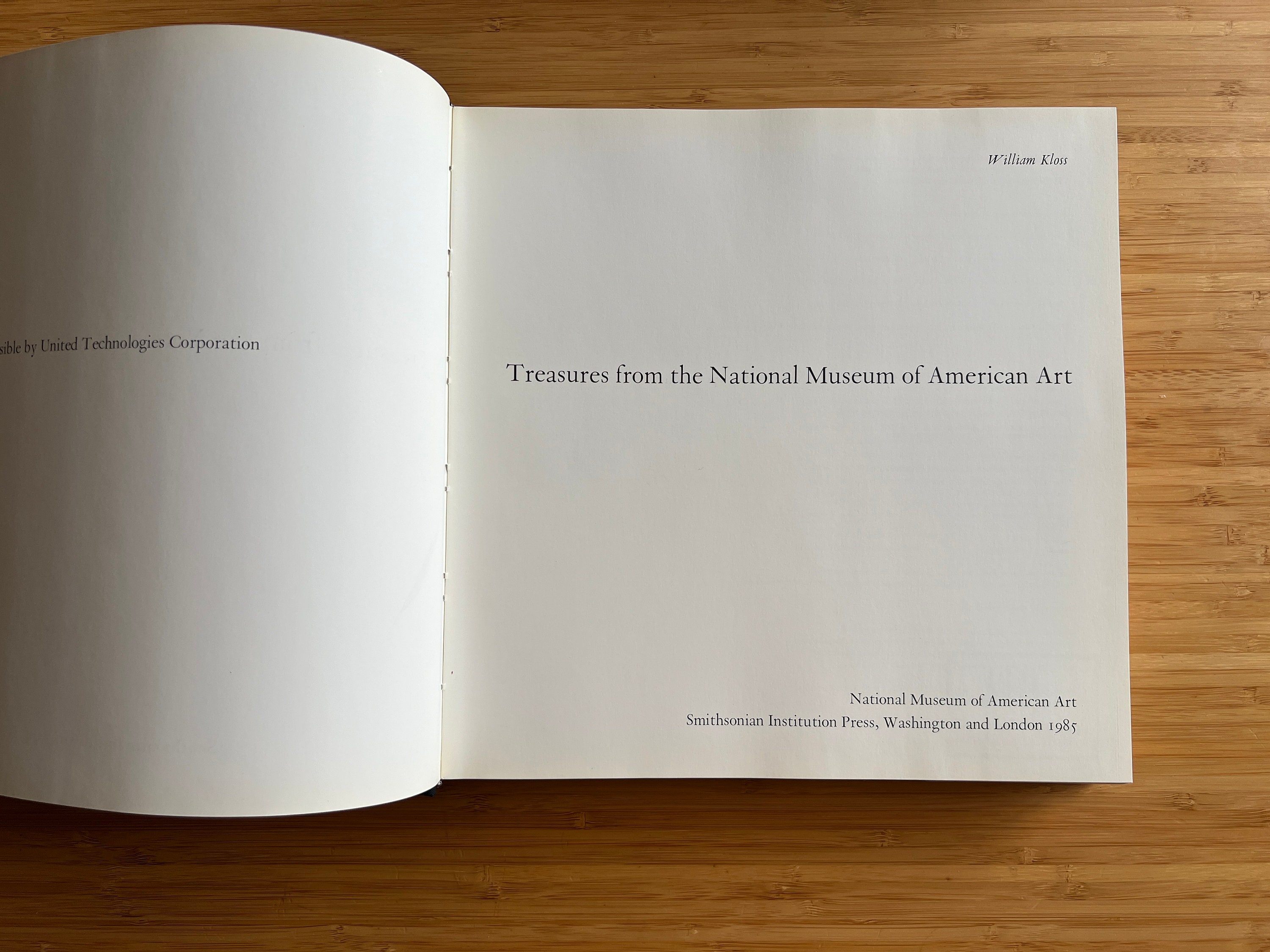 Treasures From the National Museum of American Art, Vintage Art Book ...