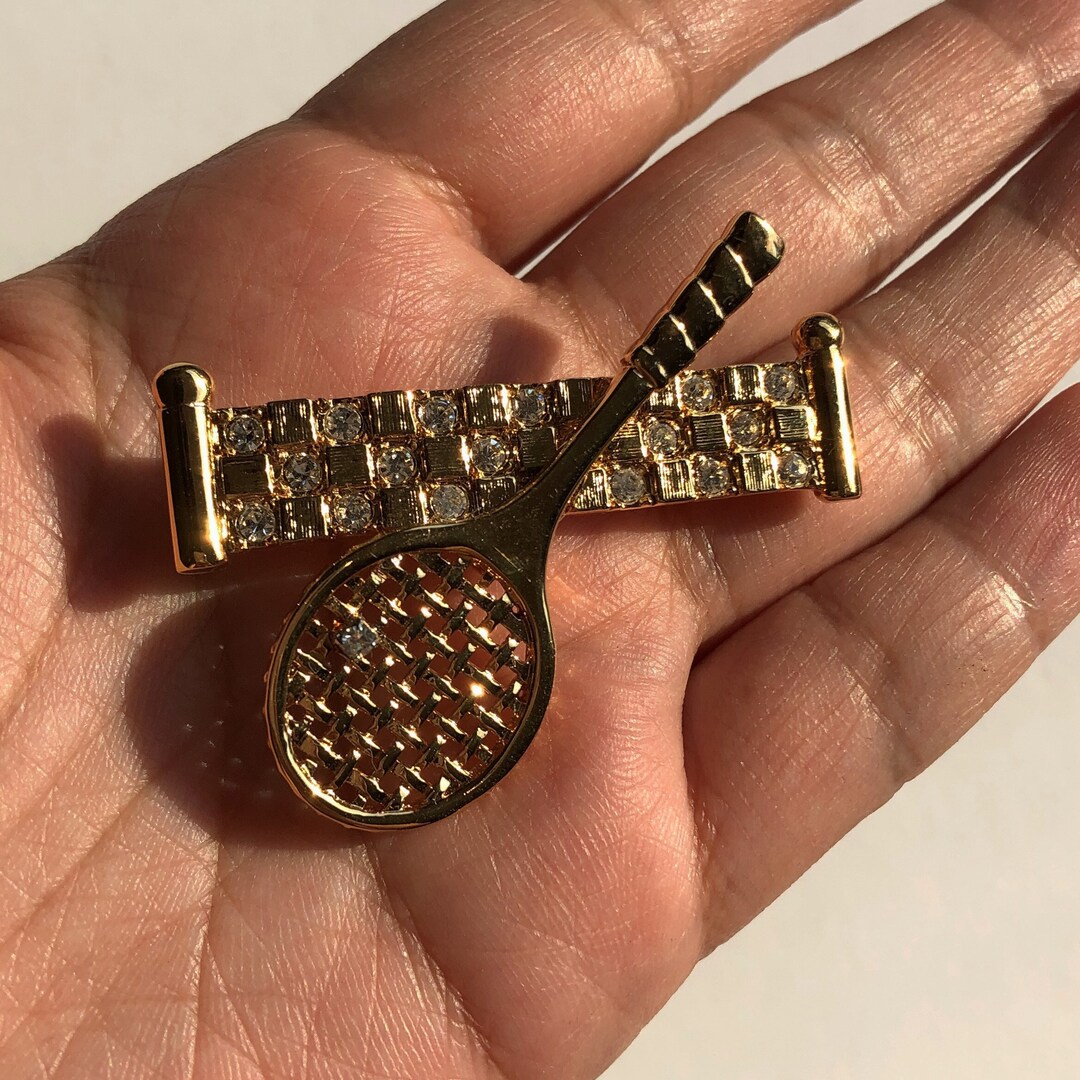 Bijoux D'orlan Paris 22kt. Gold Plated Brooch With Swarovski Crystals ...