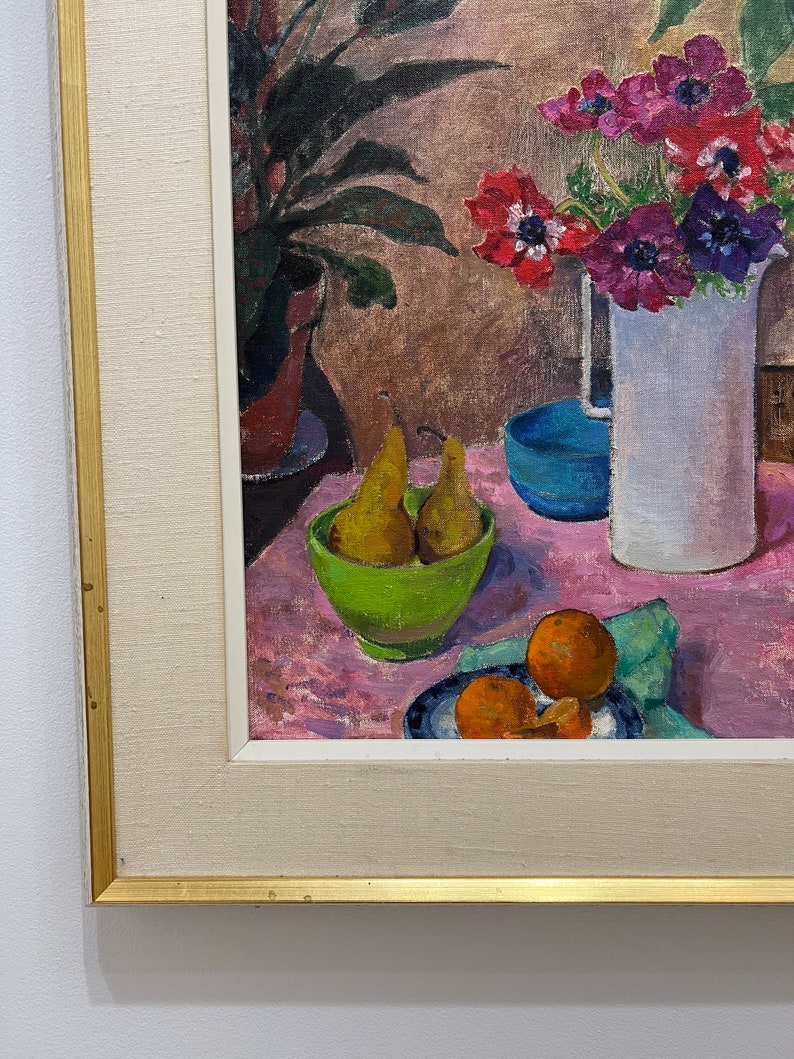 Frances-anne Johnston 1910 1987 Anemones Fruit and - Etsy