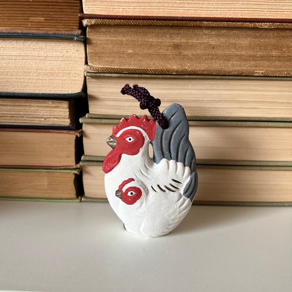 Vintage Japanese Roster Bell Japanese Ceramic Bell Dorei - Etsy