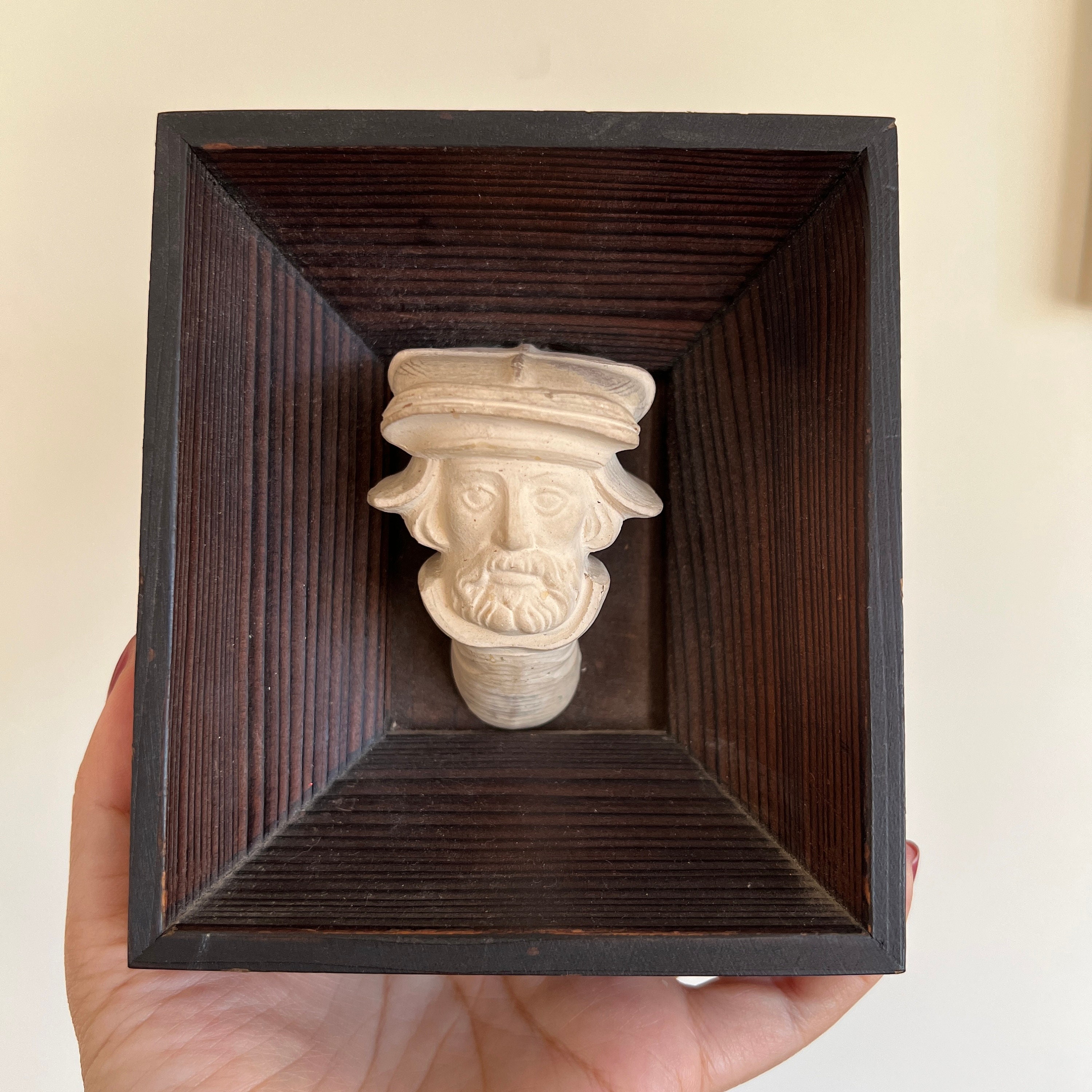 Vintage Small Polish Plaster Head Art, Vintage Sculpture Head Art ...